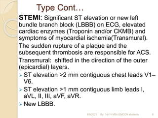 Acute coronary syndrome | PPTX
