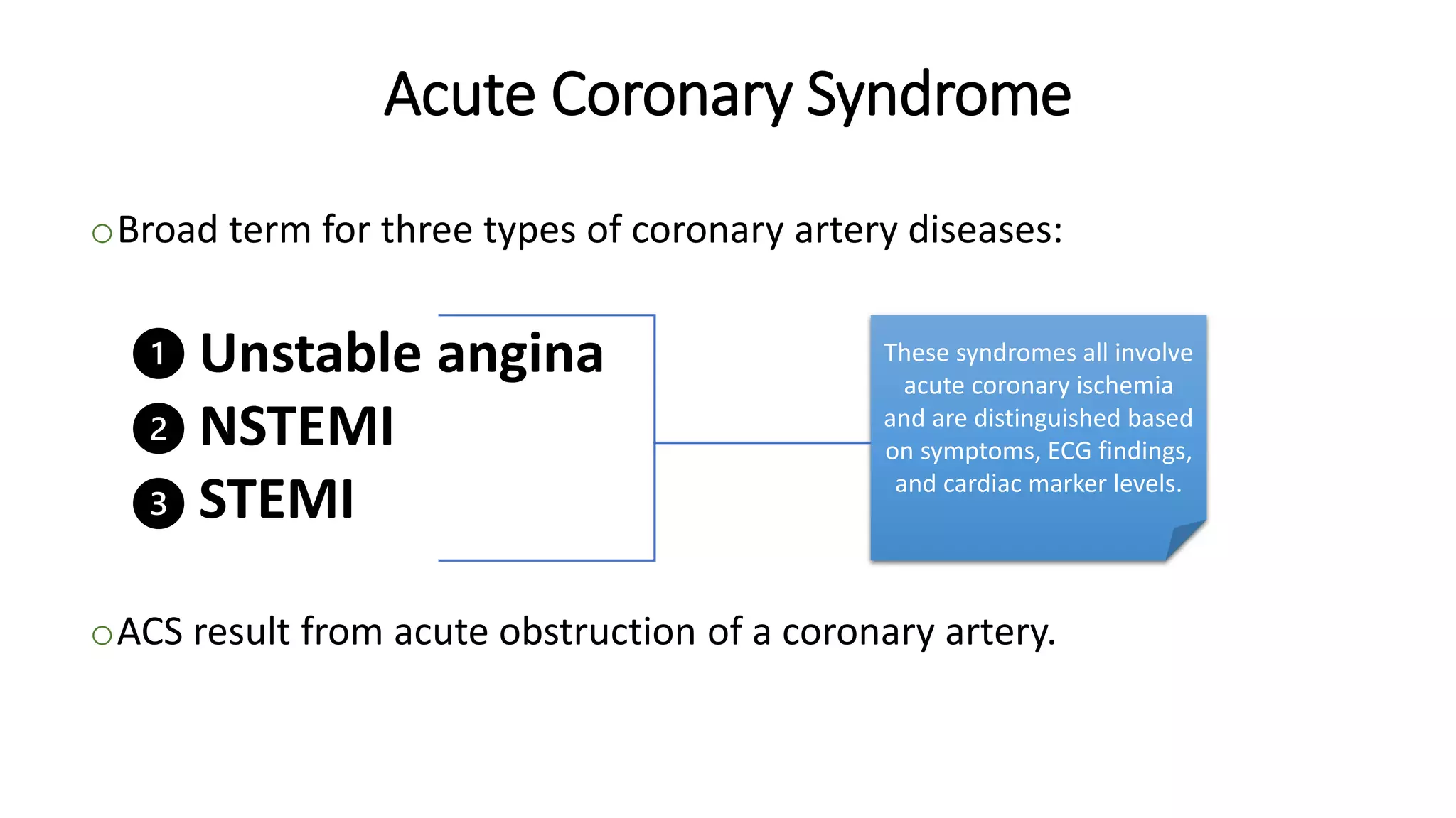 Acute Coronary Syndrome | PDF | Heart and Cardiovascular Diseases ...