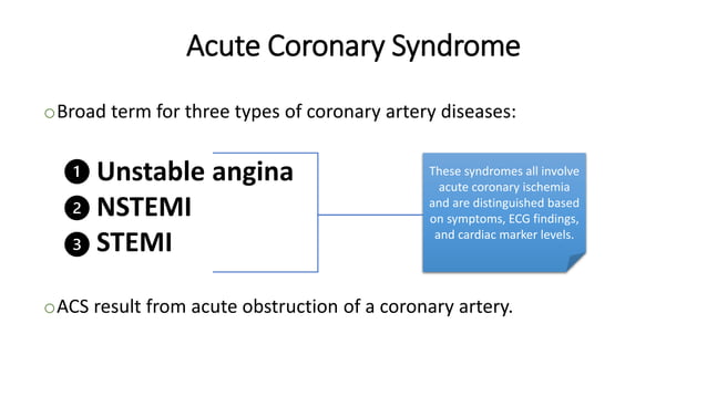 Acute Coronary Syndrome | PDF | Heart and Cardiovascular Diseases ...