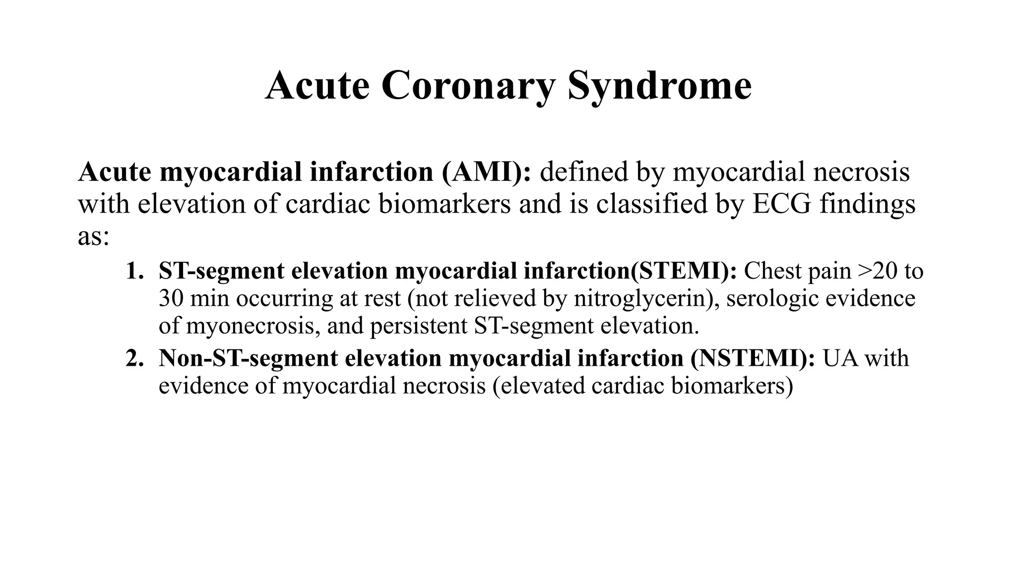 Acute Coronary Syndrome presentation and management.pptx