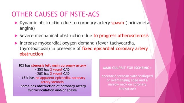 Acute coronary syndrome (acs) | PPTX | Heart and Cardiovascular ...