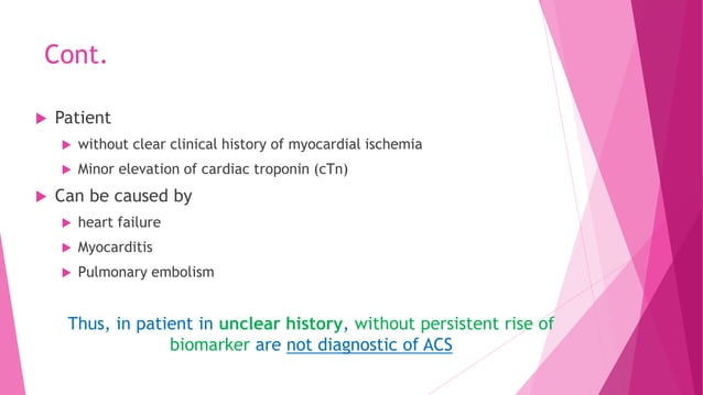 Acute coronary syndrome (acs) | PPTX | Heart and Cardiovascular ...
