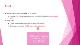 Acute coronary syndrome (acs) | PPTX