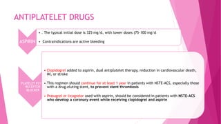 Acute coronary syndrome (acs) | PPTX