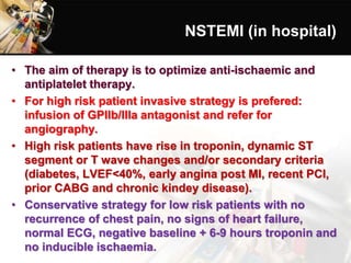 Acute coronary syndrome | PPSX