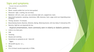 Acute coronary syndrome (acs) | PPTX | Heart and Cardiovascular ...