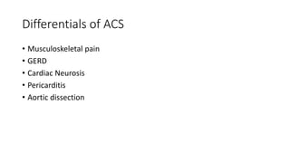 Acute coronary syndrome for undergraduates | PPT