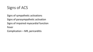 Acute coronary syndrome for undergraduates | PPT