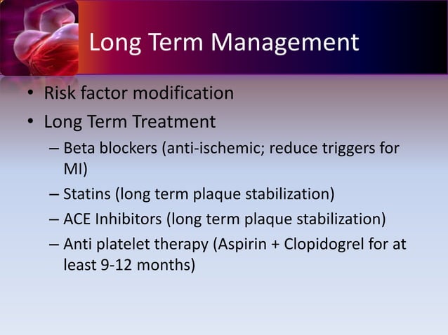 Acute coronary syndrome NSTEMI | PPTX | Heart and Cardiovascular Diseases | Diseases and Conditions