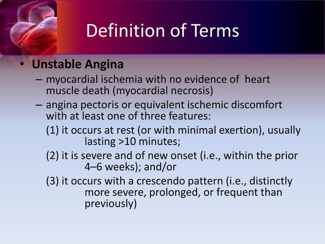 Acute coronary syndrome NSTEMI | PPTX | Heart and Cardiovascular ...