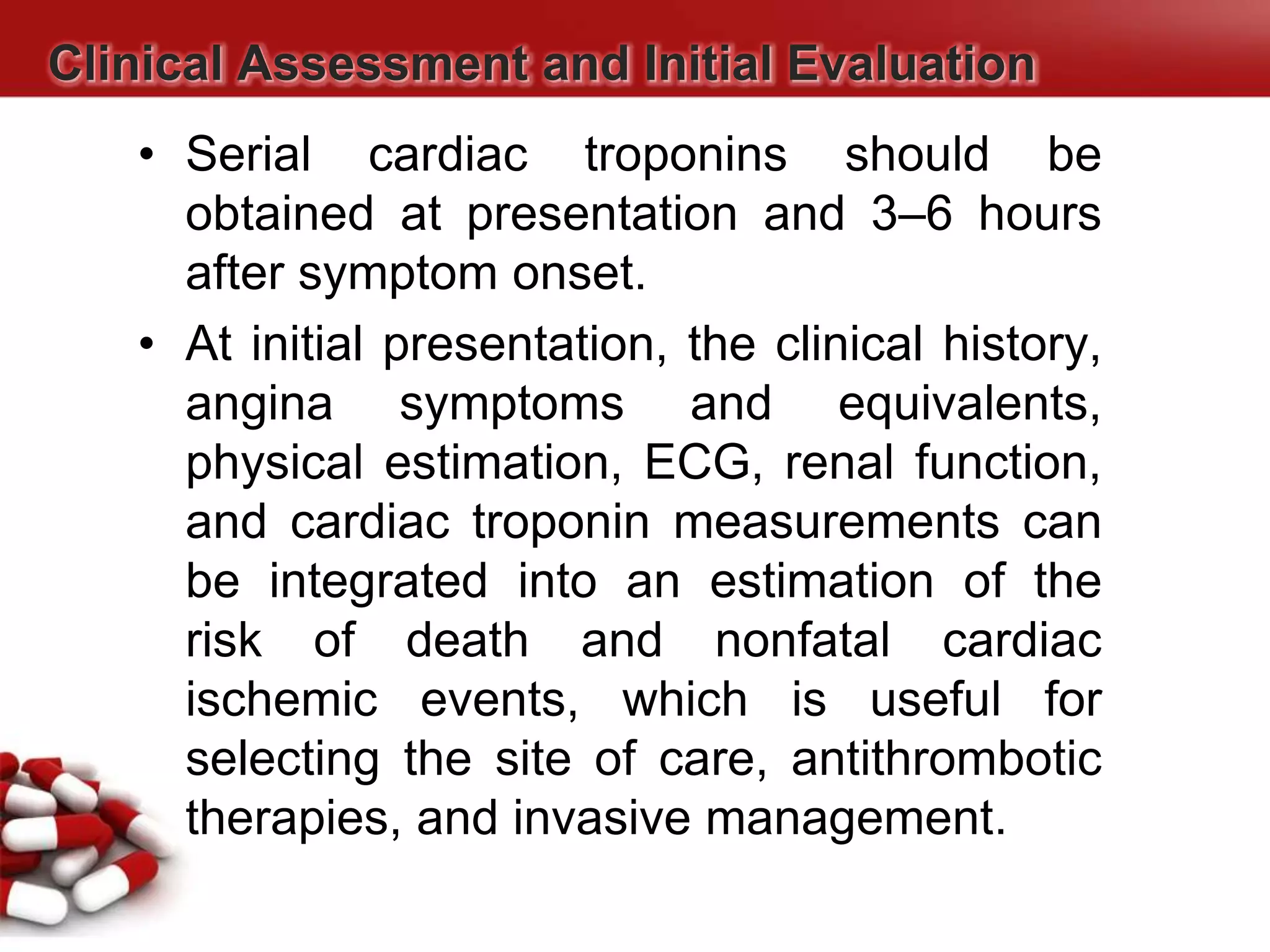 Acute coronary syndrome ppt | PPTX