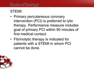 Acute coronary syndrome ppt | PPTX