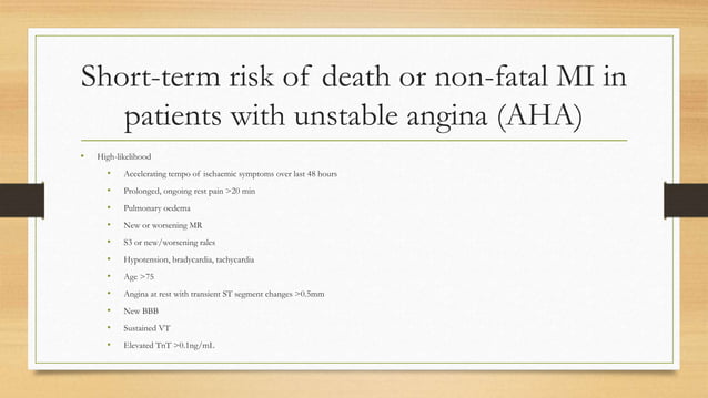 Acute coronary syndromes | PPT
