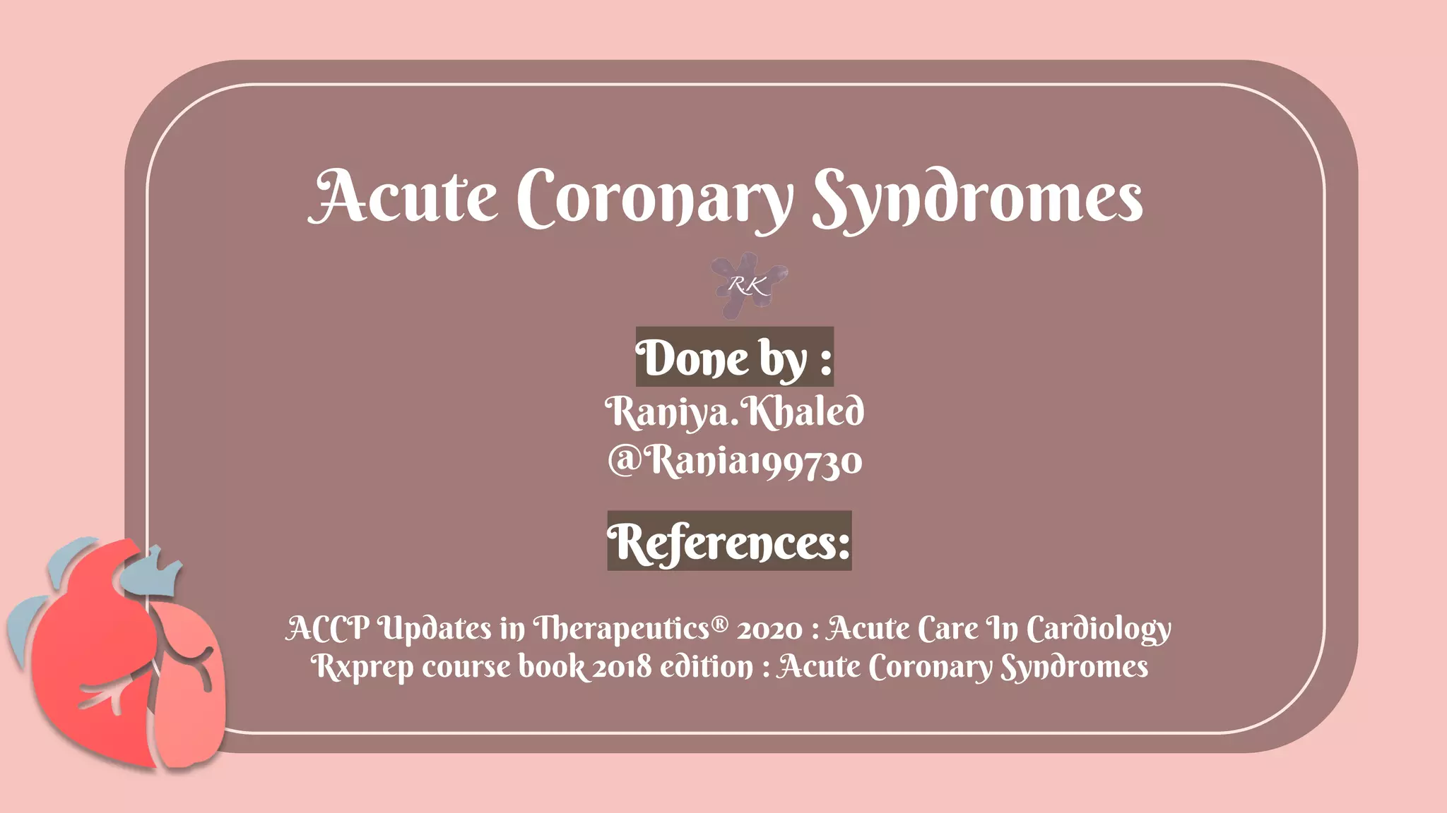 Acute coronary syndromes | PDF