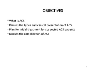 Acute Coronary Syndromes introduction to approach.ppt