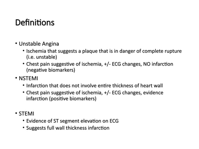 Acute Coronary Syndromes introduction to approach.ppt