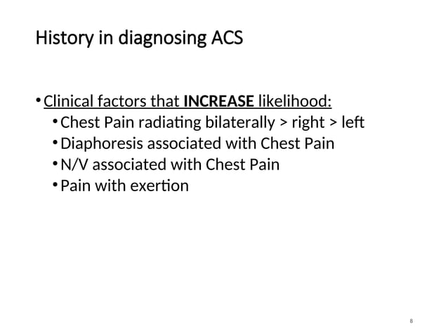 Acute Coronary Syndromes clinical presentation.ppt