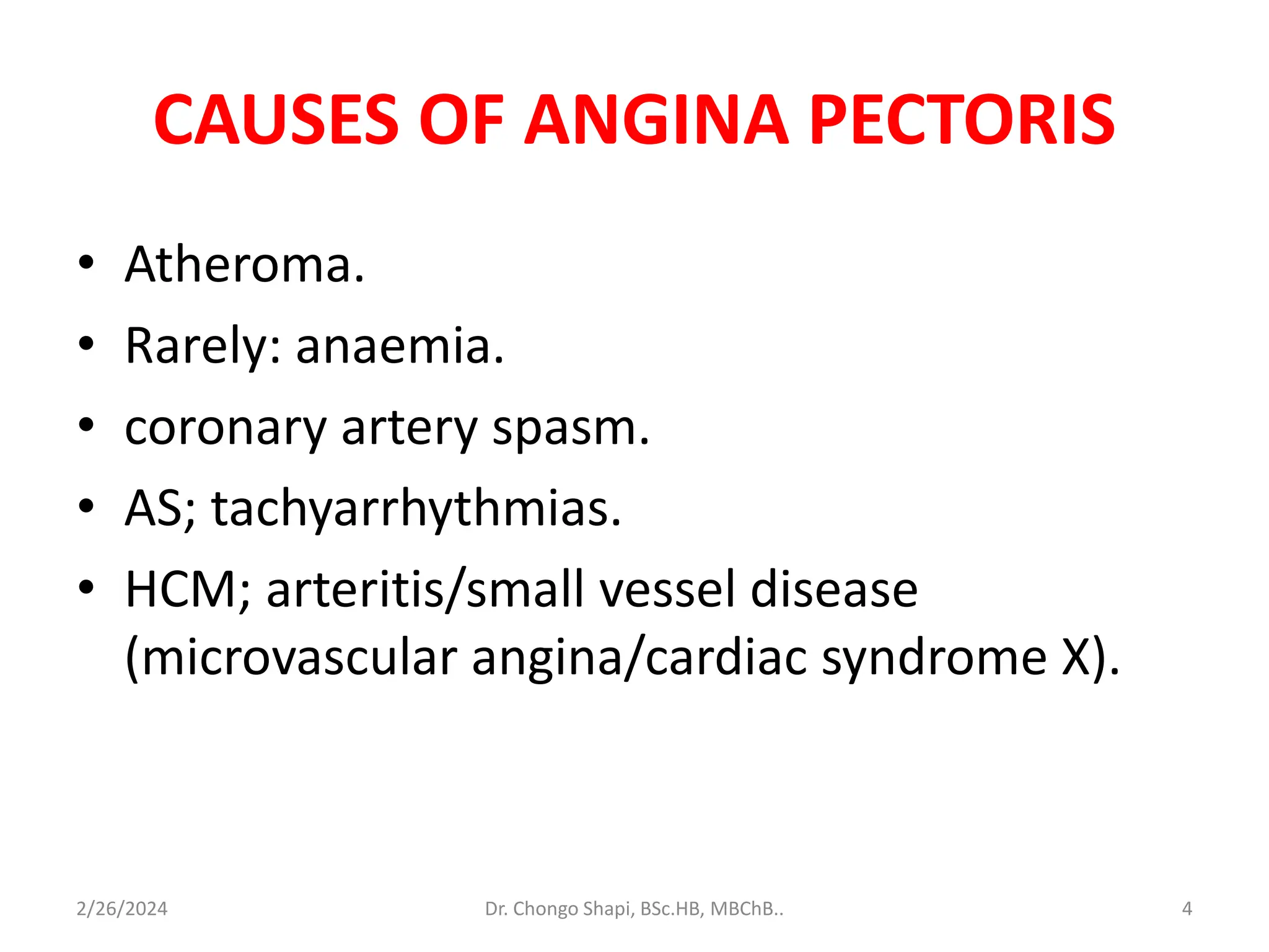 Acute Coronary Syndromes and Angina.. By Shapi. | PDF