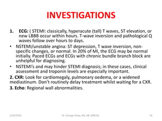Acute Coronary Syndromes and Angina.. By Shapi. | PDF