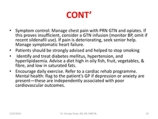 Acute Coronary Syndromes and Angina.. By Shapi. | PPT
