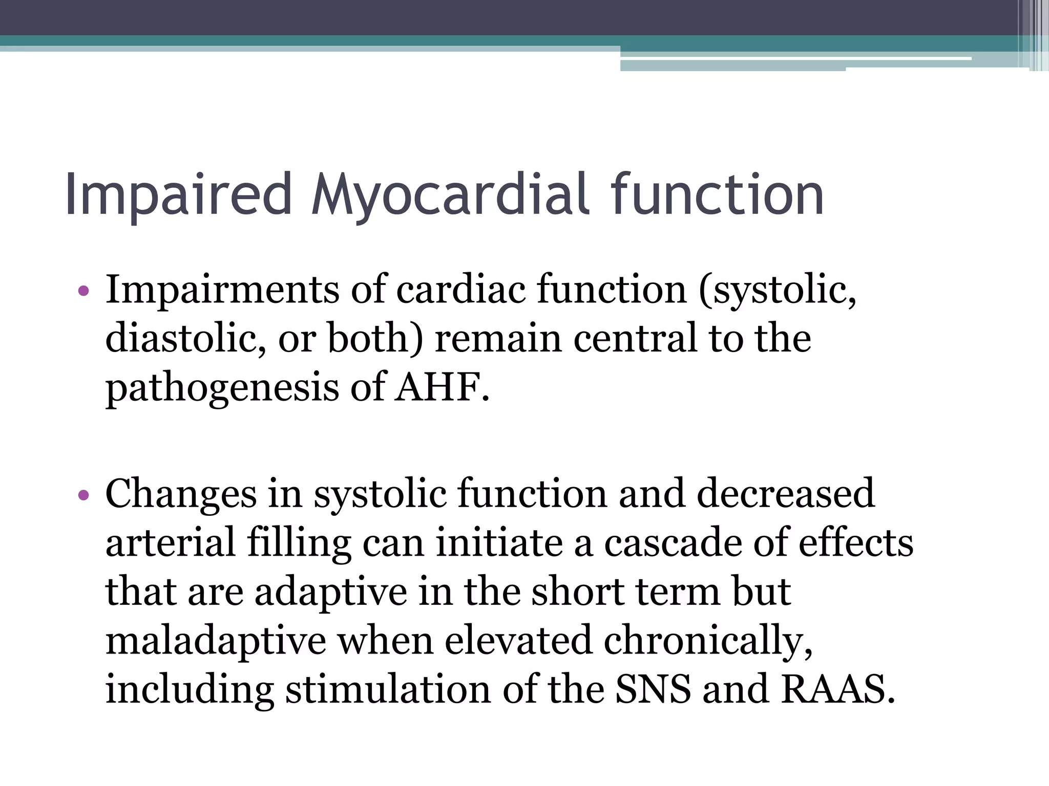 Acute decompensated heart failure | PPTX