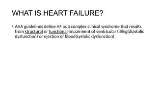 Acute Decompensated Heart Failure management | PPTX
