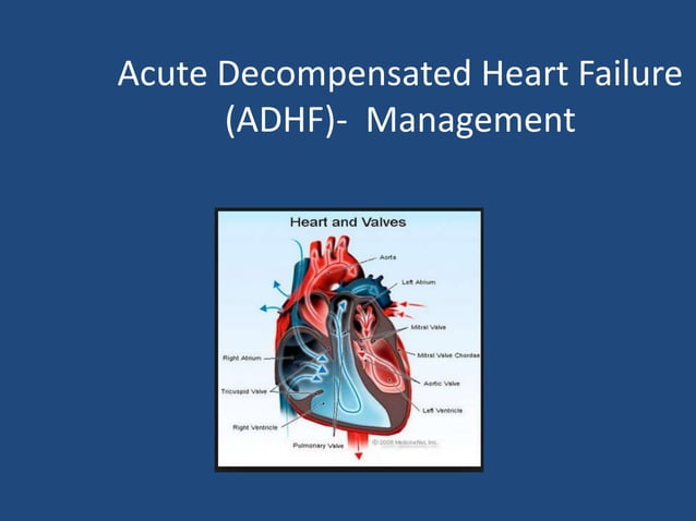 Acute decompensated heart failure | PPTX | Heart and Cardiovascular ...