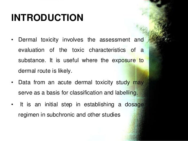 Acute Dermal Toxicity