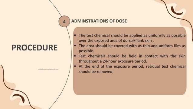 Acute Dermal Toxicity (Dermal Toxicity Screening guideline OECD-402) | PPTX
