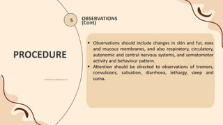 Acute Dermal Toxicity (Dermal Toxicity Screening guideline OECD-402) | PPTX