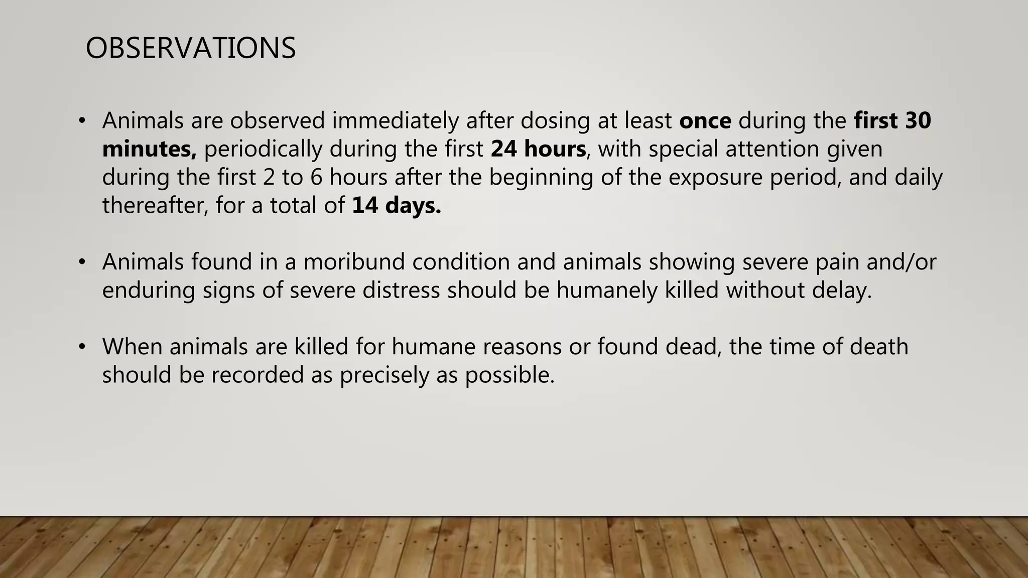 Acute dermal toxicity studies | PPTX