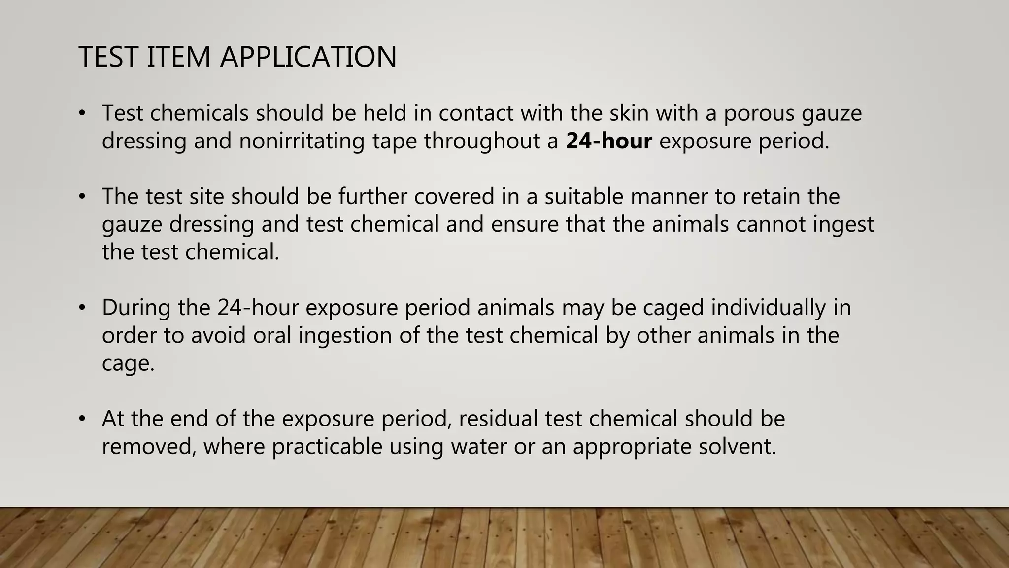 Acute dermal toxicity studies | PPTX