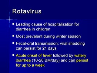 Acute diarrhea in children | PPT