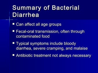Acute diarrhea | PPT