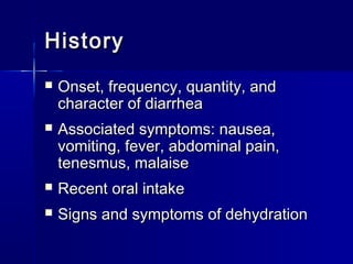 Acute diarrhea | PPT
