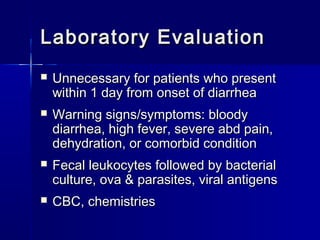 Acute diarrhea | PPT