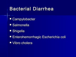 Acute diarrhea | PPT