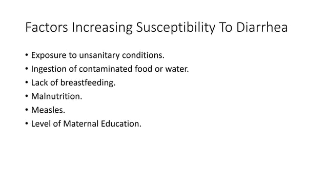 Acute Diarrhea | PPT