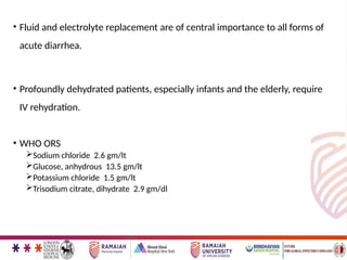 Acute Diarrhea - Definition, Etiology and Treatment | PPTX