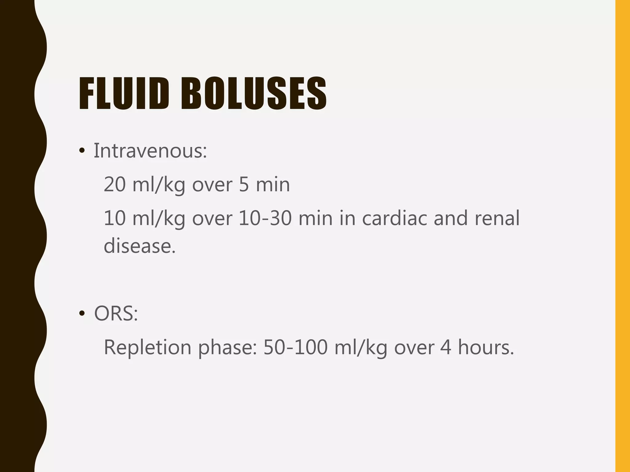 Acute diarrhea and fluid therapy | PPTX