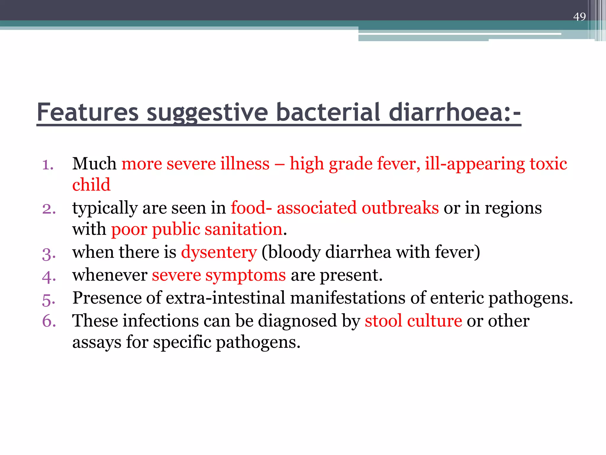 Acute diarrhea and Gastroenteritis in Children.pptx | Digestive Disorders | Diseases and Conditions