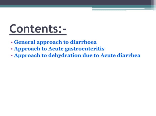 Acute diarrhea and Gastroenteritis in Children.pptx | Digestive Disorders | Diseases and Conditions