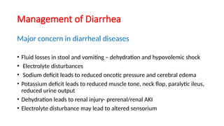 approach to a child with acute diarrheal disease | PPTX
