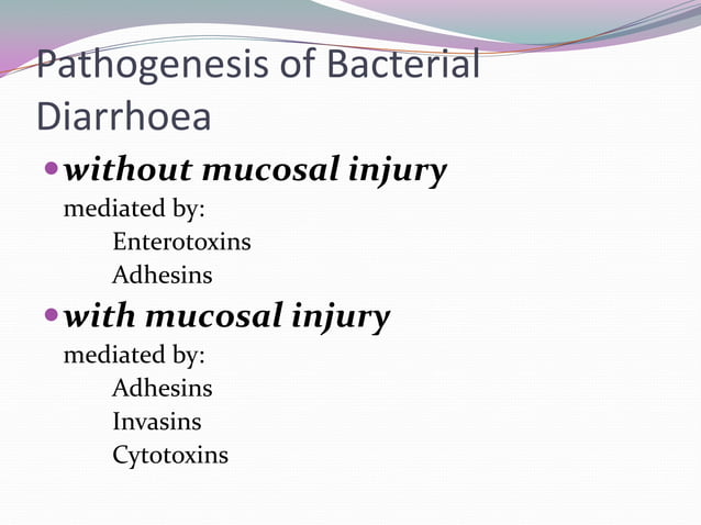 Acute diarrhoea | PPTX