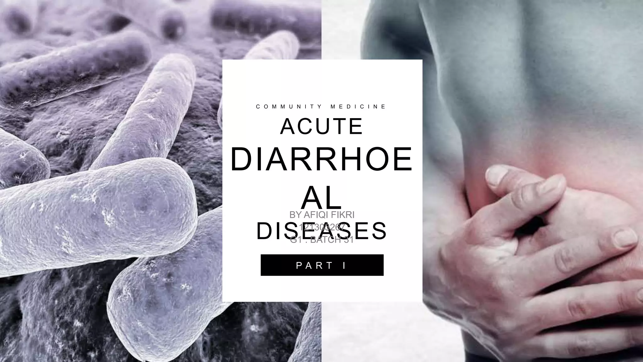 Acute diarrhoeal disease (add) | PPTX