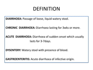 Acute diarrhoeal diseases for mail | PPTX