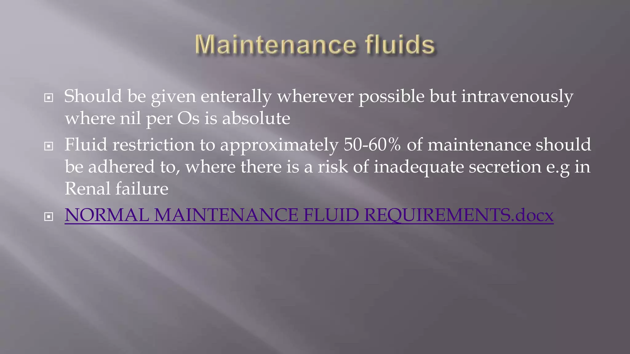 Acute diarrhoea Lecture | PPTX