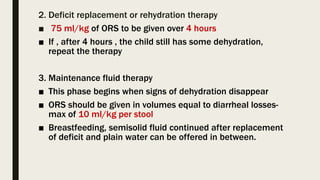 acute diarrhoea Pediatrics | PPTX