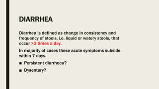 acute diarrhoea Pediatrics | PPTX