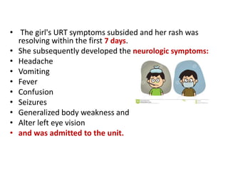 Acute disseminated encephalomyelitis (ADEM) .Case Report. | PPTX